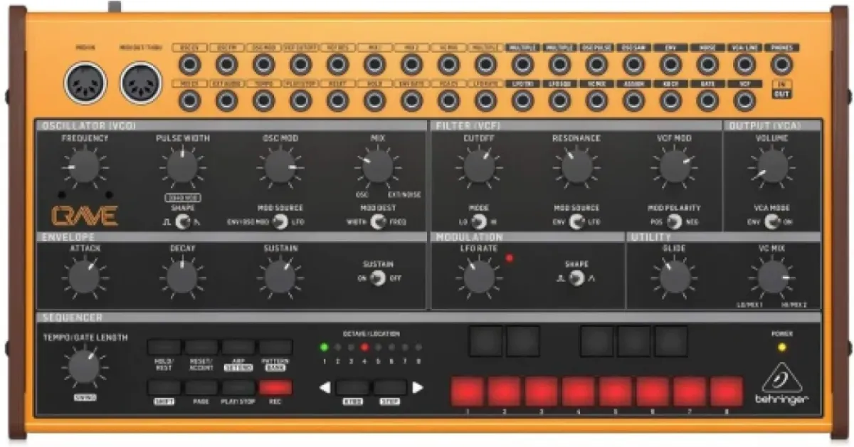 Test Behringer Crave : le petit synthé jaune qui donne envie de bidouiller